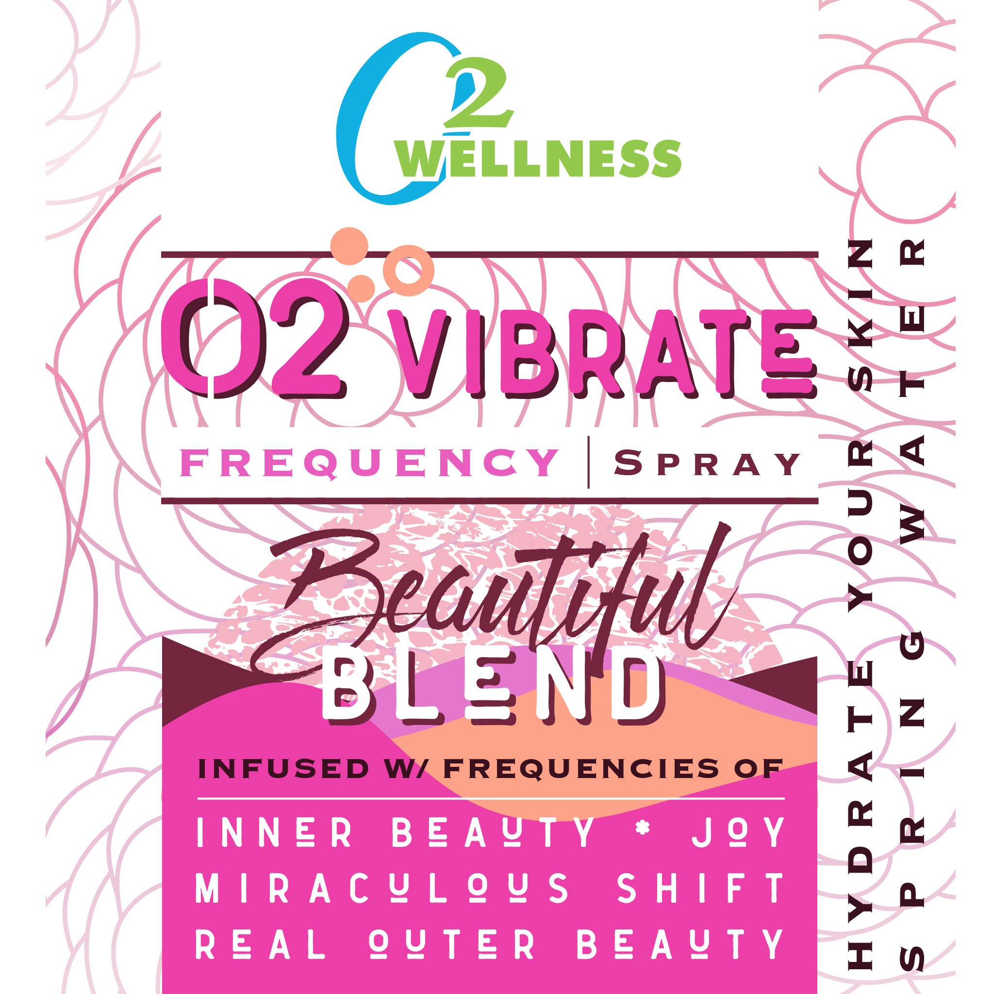 O2 Vibrate Frequency Spray - Beautiful – O2Wellness-Shop